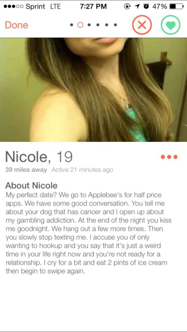 15 Funny Tinder Profiles You Will Fall In Love With 15 Funny Tinder Profiles You Will Fall In Love With