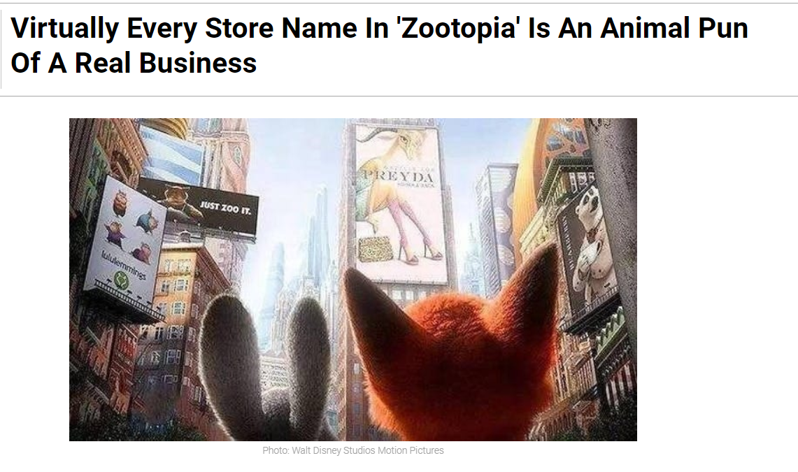 10 Zootopia Jokes That Are Seriously Clever & Funny 10 Zootopia Jokes That Are Seriously Clever & Funny