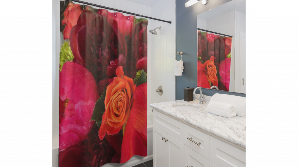 Unique Designer Shower Curtains Feature Photos By A Woman Entrepreneur ...